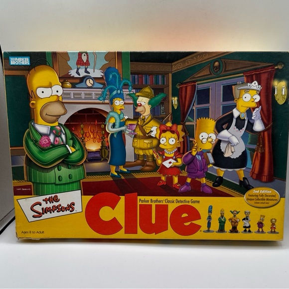 Parker Brothers | Games | The Simpsons Clue Board Game By Parker ...